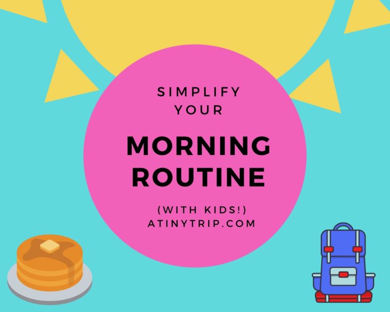 How to Simplify Your Morning Routine + Printable | A Tiny Trip